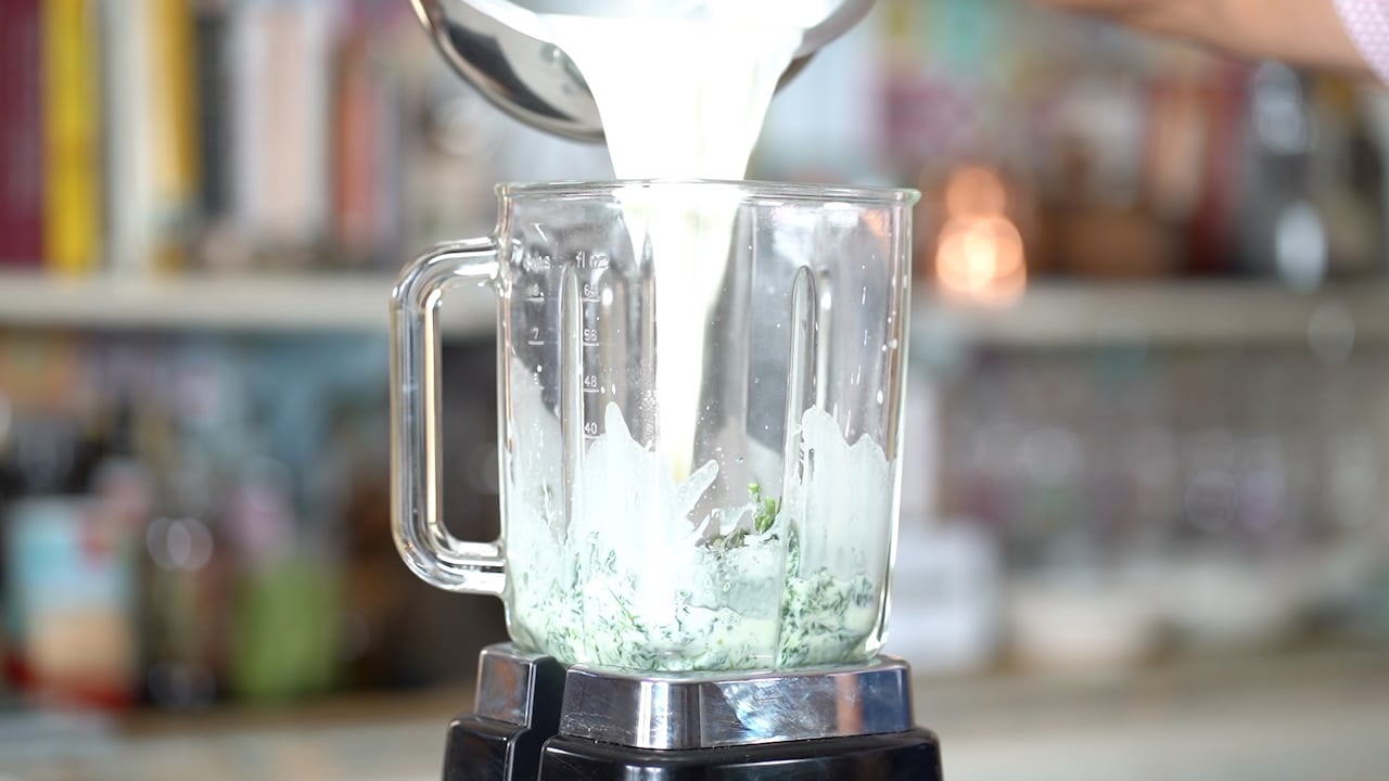 Mint Stracciatella Gelato - Bruno Albouze recipes