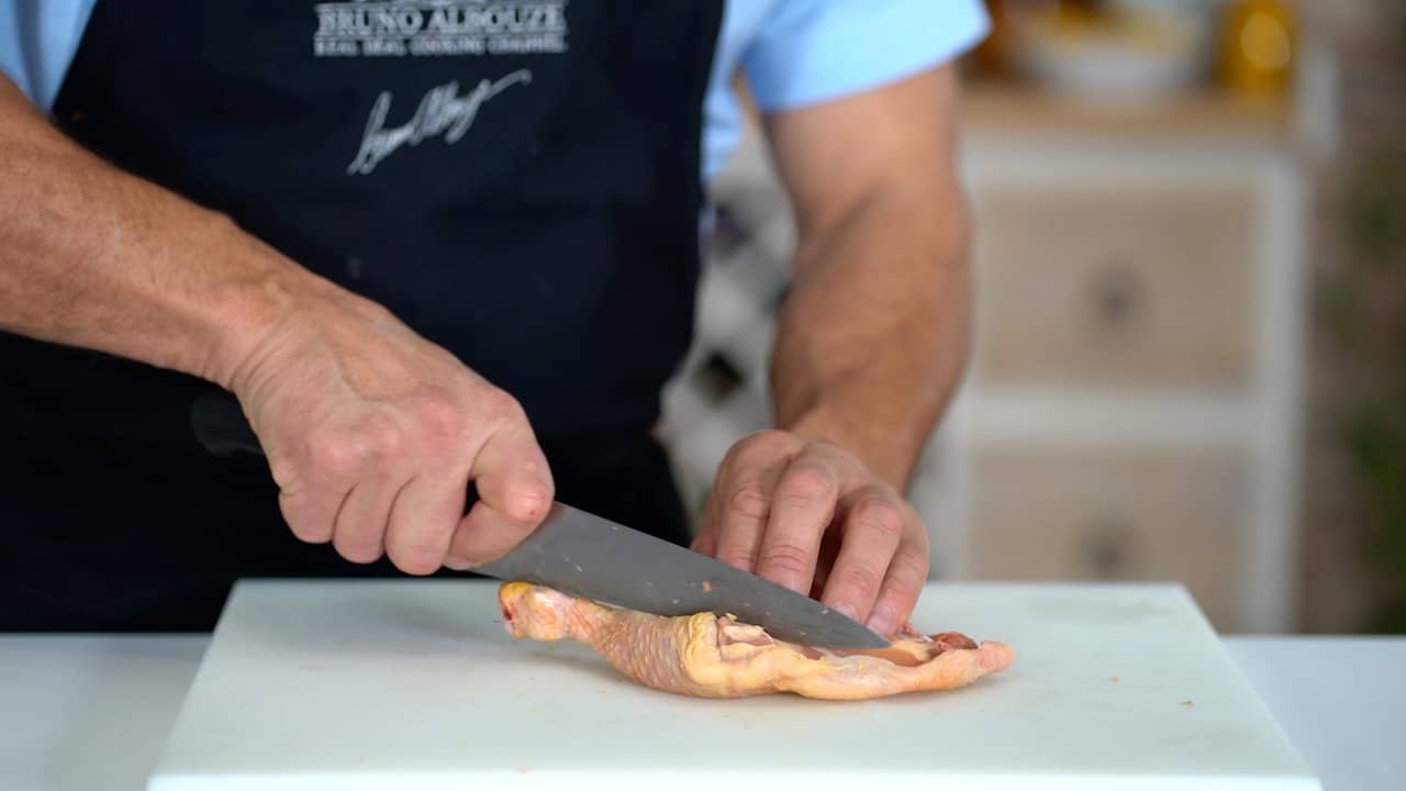 How To Debone A Chicken Leg - Bruno Albouze recipes