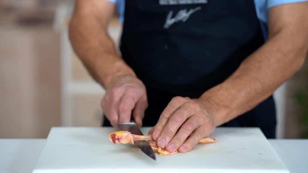 How To Debone A Chicken Leg - Bruno Albouze recipes