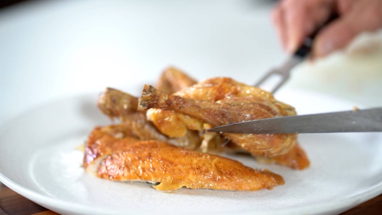 How To Carve Chicken - Bruno Albouze recipes