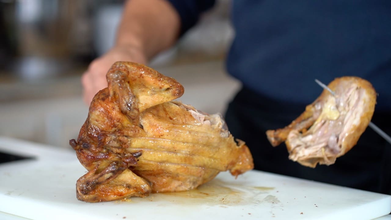 How To Carve Chicken - Bruno Albouze recipes