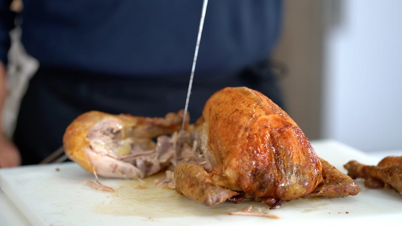 How To Carve Chicken - Bruno Albouze recipes