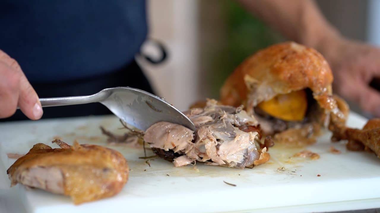 How To Carve Chicken - Bruno Albouze recipes