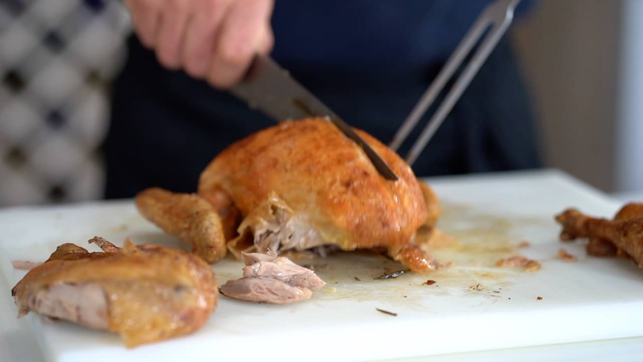 How To Carve Chicken - Bruno Albouze recipes