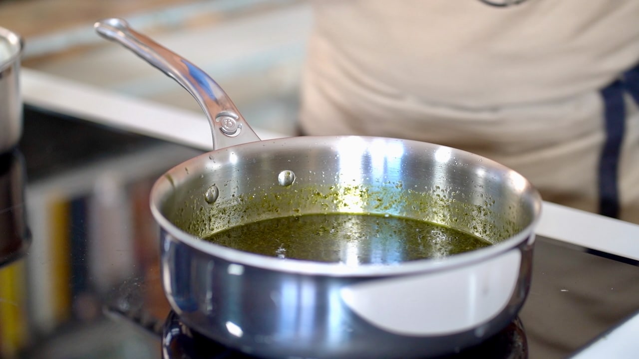 Basil Oil - Bruno Albouze recipes