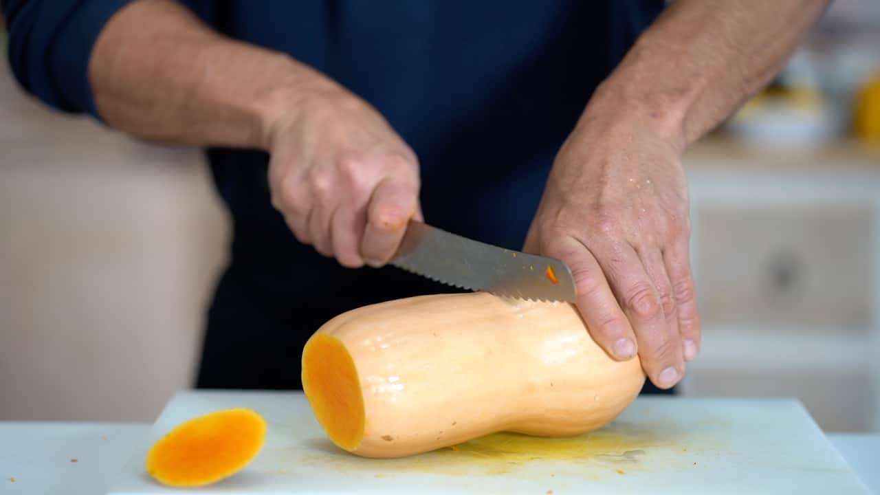 How To Cut A Butternut Squash - Bruno Albouze recipes