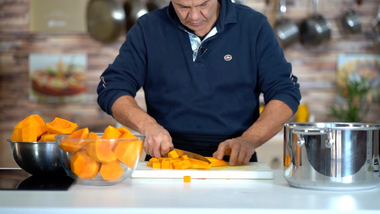 How To Cut A Butternut Squash - Bruno Albouze recipes