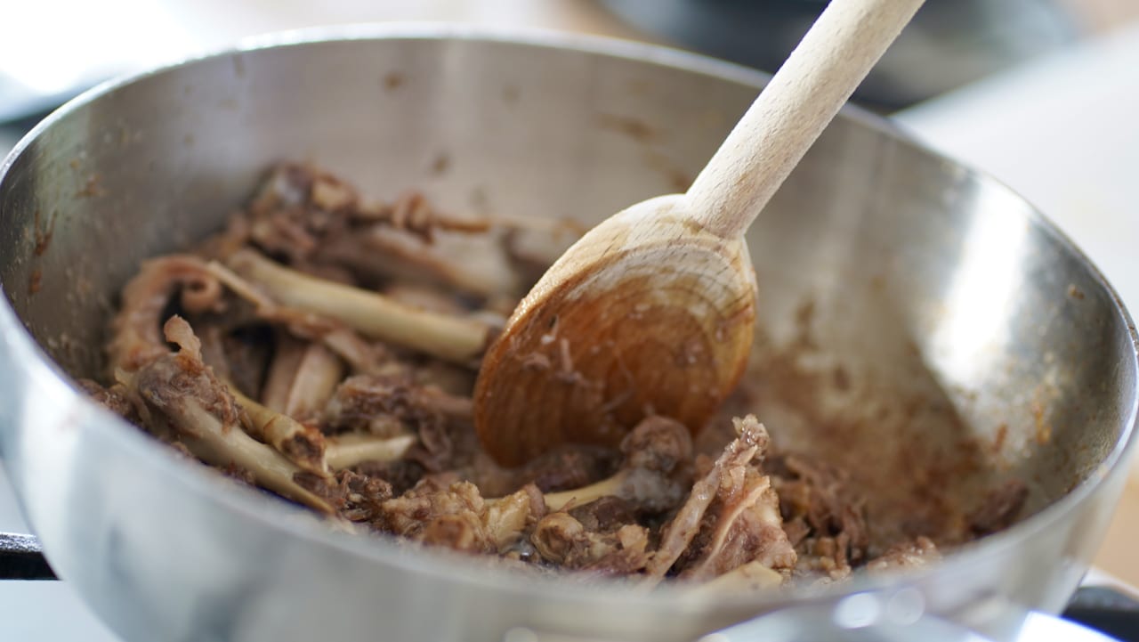 Roasted Duck Breast with Cardinal Puree recipe
