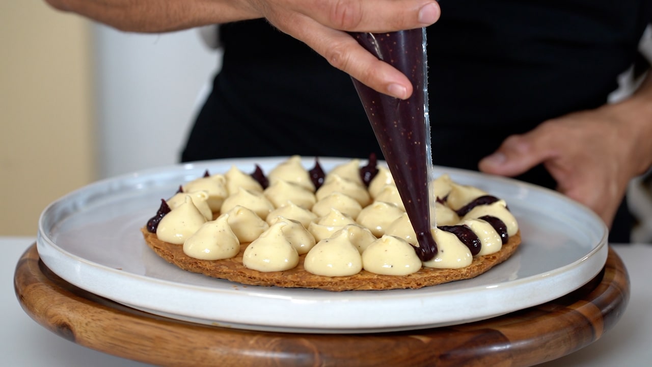 Fig-Blueberry Napoleon - Bruno Albouze recipes