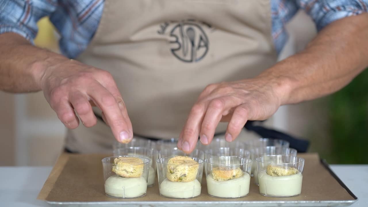 Matcha Cups - Bruno Albouze recipes