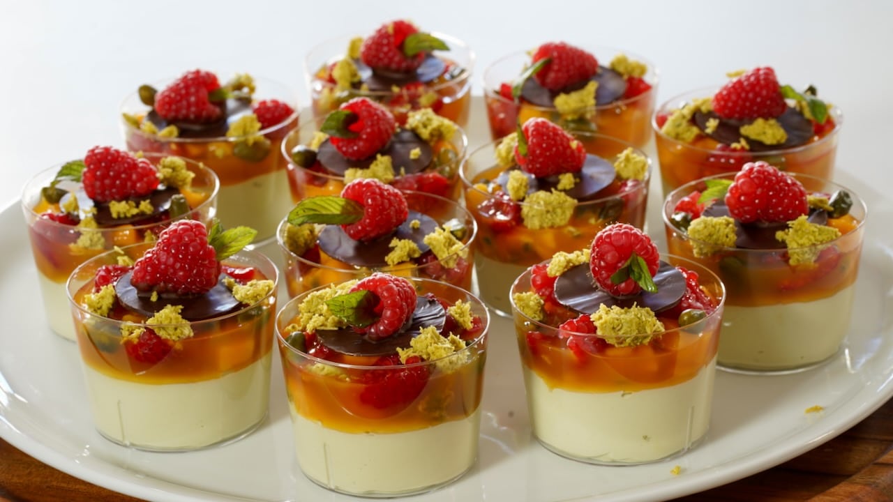 Matcha Cups - Bruno Albouze recipes