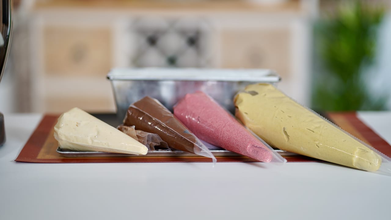 Multi-Flavored Marbled Cake - Bruno Albouze recipes