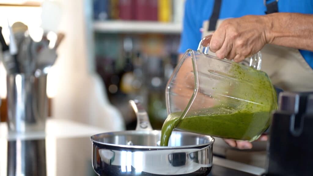Basil Oil - Bruno Albouze recipes