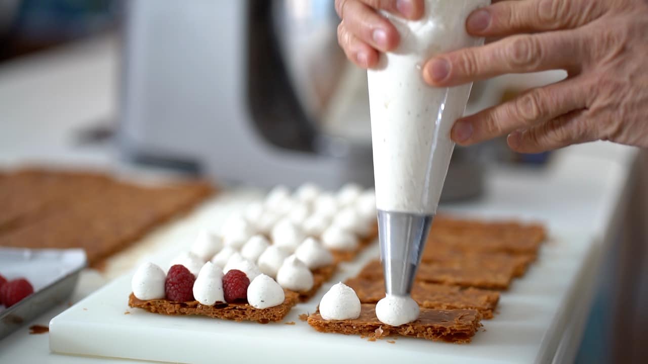 Raspberry Napoleon - Bruno Albouze recipes