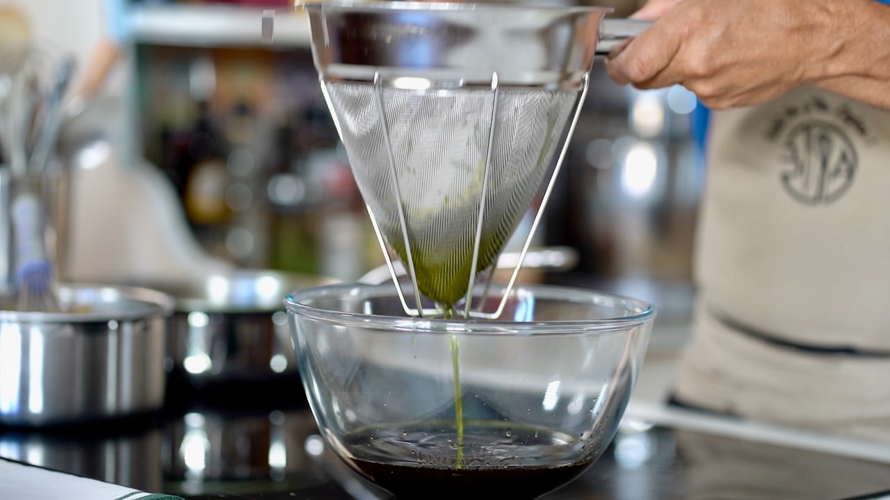 Basil Oil - Bruno Albouze recipes