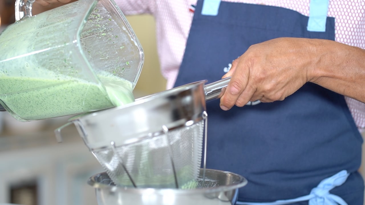 Mint Stracciatella Gelato - Bruno Albouze recipes
