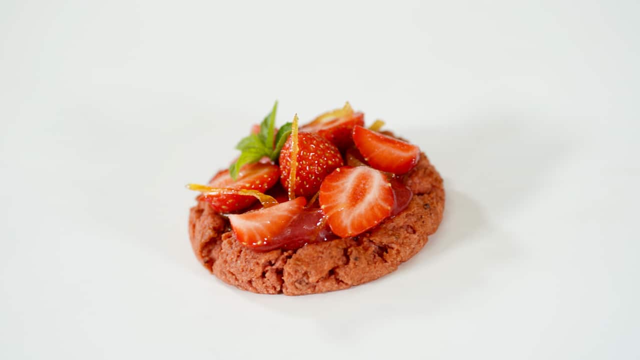 Strawberry Cookies - Bruno Albouze recipes